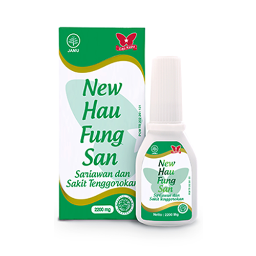 Hau Fung San Obat Sariawan dan Sakit Tenggorokan - Bintang Kupu Kupu