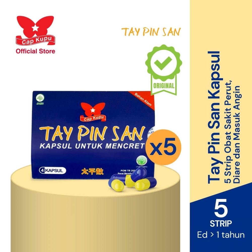 TAY PIN SAN KAPSUL @5 SACHET - Bintang Kupu Kupu