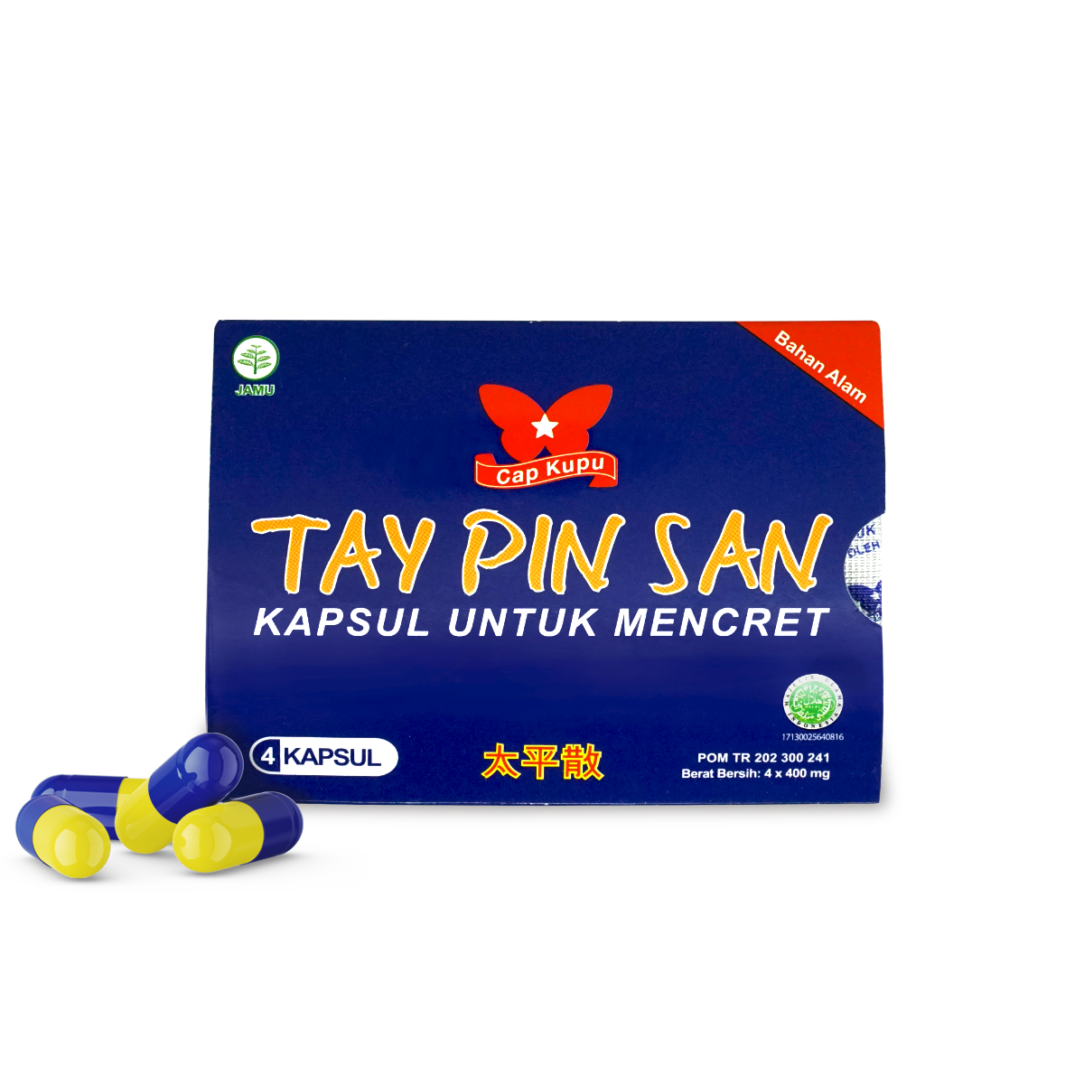 TAY PIN SAN KAPSUL @5 SACHET - Bintang Kupu Kupu